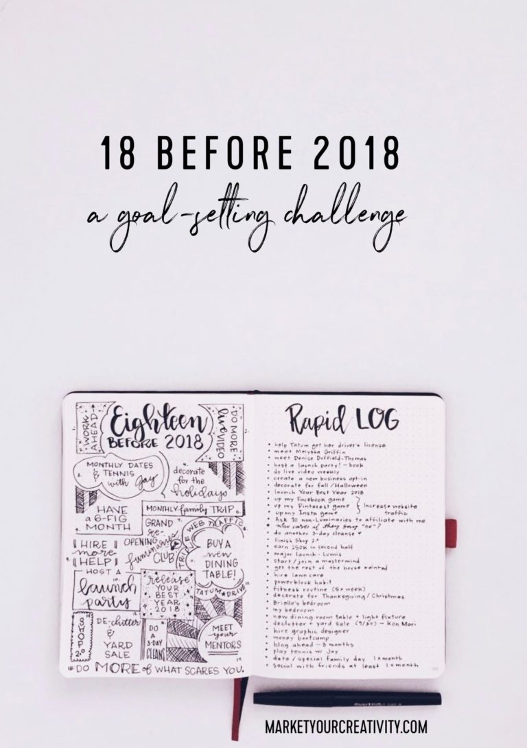 18 before 2018: A goal-setting challenge - Marketing Creativity ...